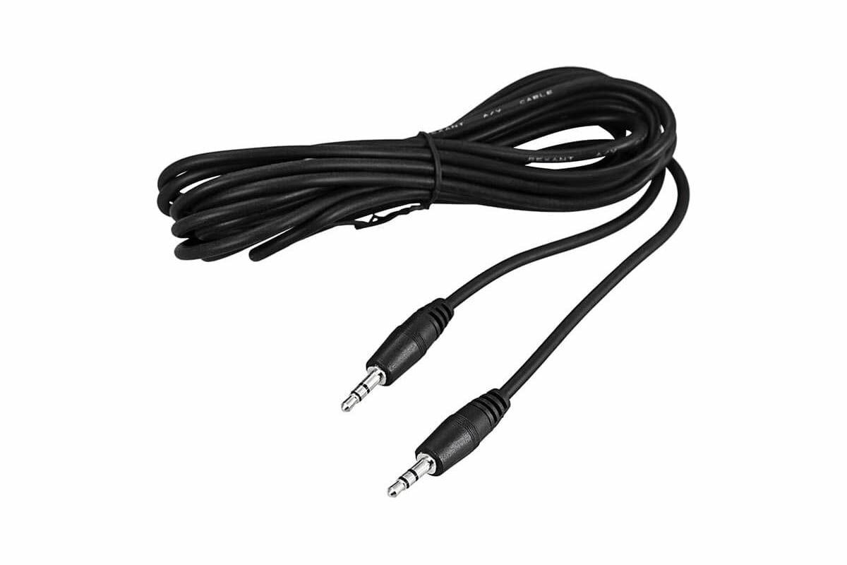 REXANT Шнур аудио стерео 3,5 мм штекер, длина 5 м, кабель для аудио систем универсальный