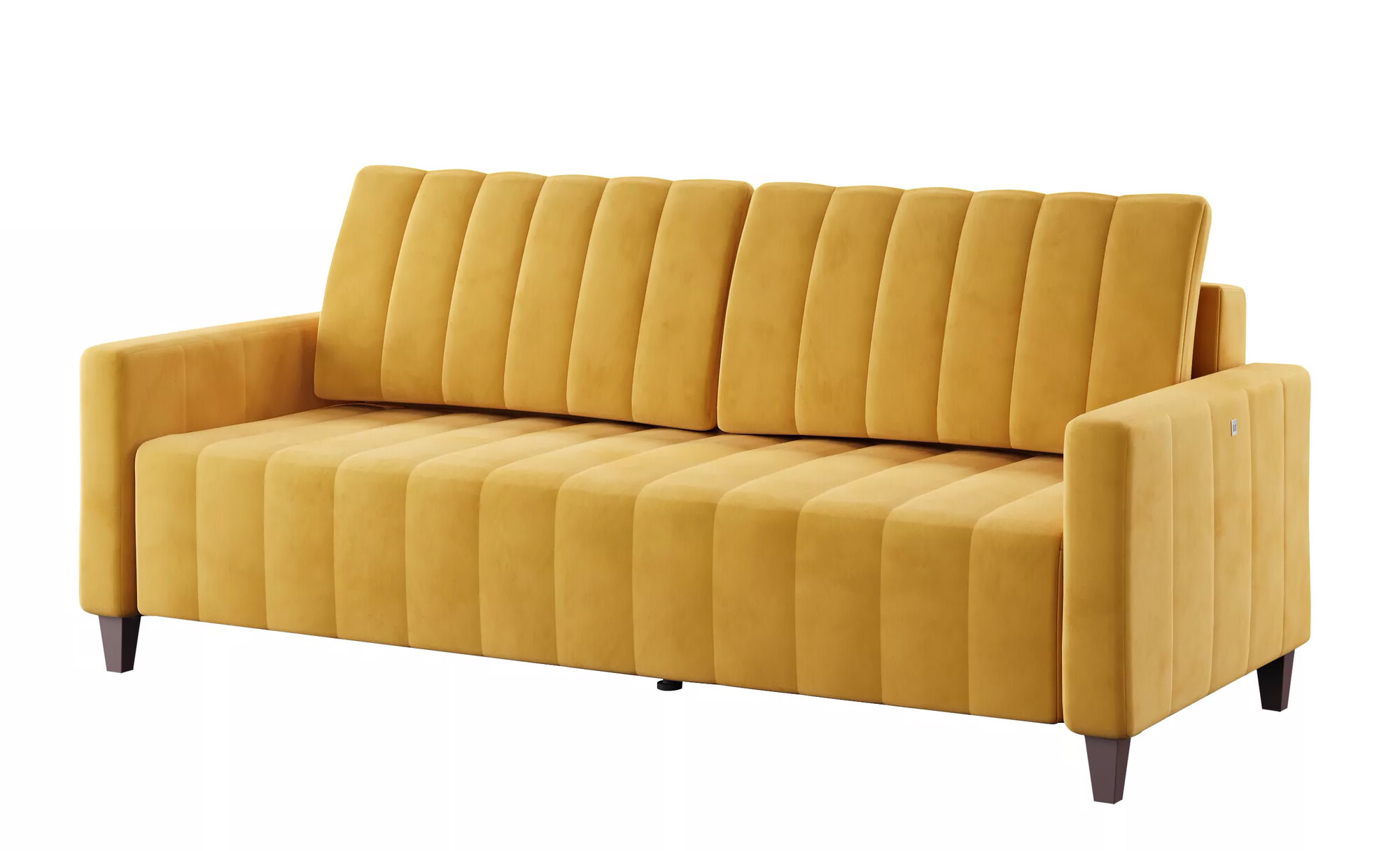 Диван Марк модель 054, велюр Ультра Мустард