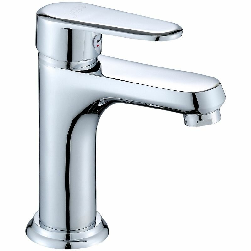 Смеситель для умывальника ORTA DILL10350 из латуни, хромированный, с литым изливом, цвет серебристый, аэратор, монокомандный, универсальный