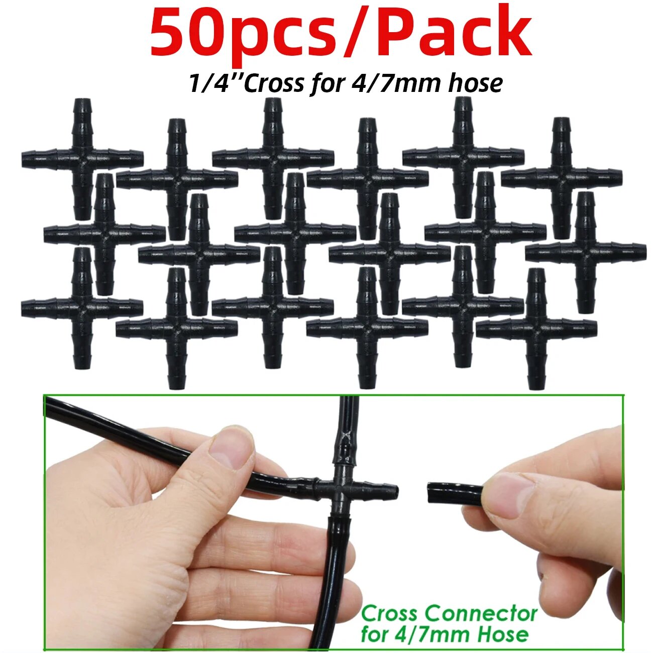 KESLA Комплект для полива 50 шт. Черный, A-50pcs