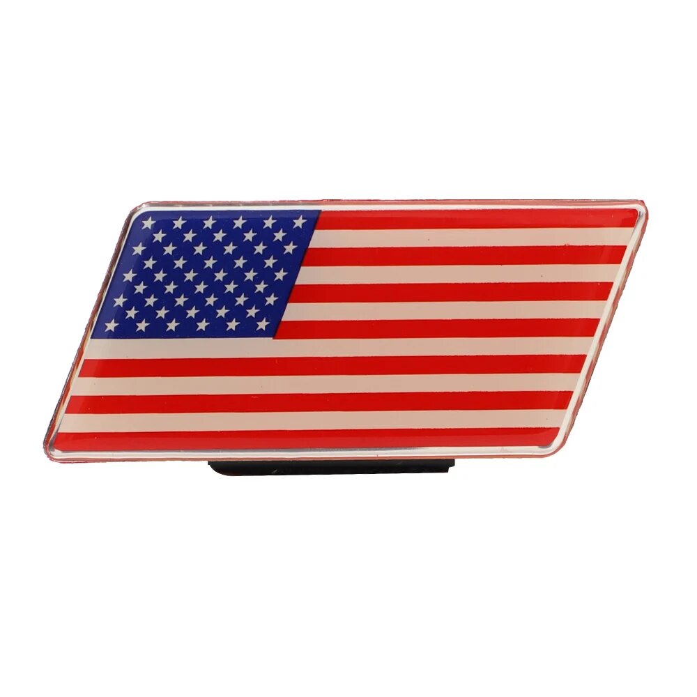 Автомобильные наклейки с алюминиевым флагом, эмблема решетки радиатора, значок-эмблема для Великобритании, Германии, Франции, Австралии, Америки, России, автомобильные запчасти, внешние аксессуары USA