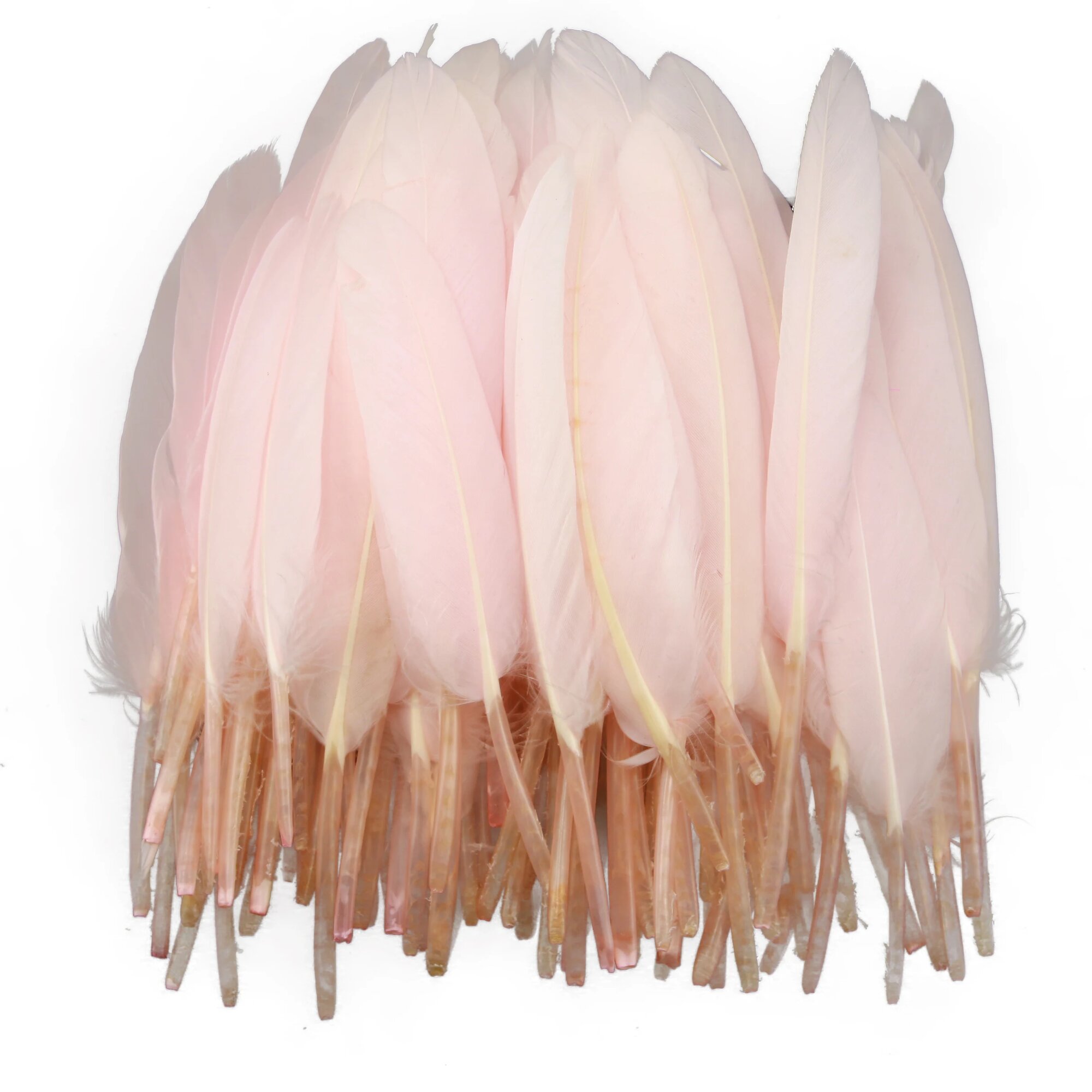 Карнавальные перья INSOMNIA STAR, гусиное перо, 100 шт. Розовый, light pink
