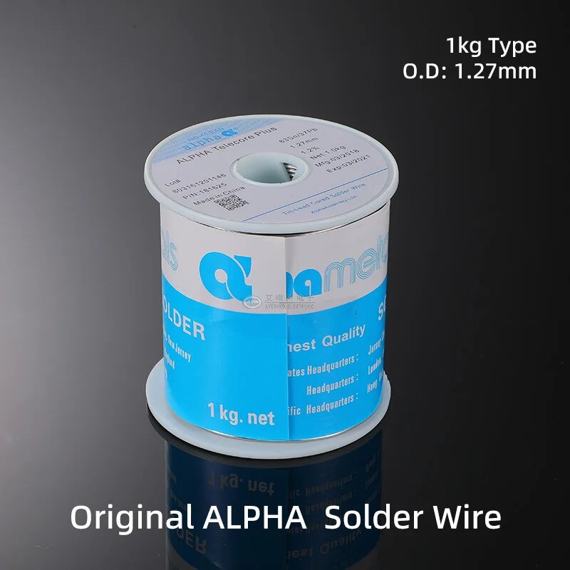 Сварочный пруток AVSSZ, серебряный, 1 метр 1.27mm-Solder Wire