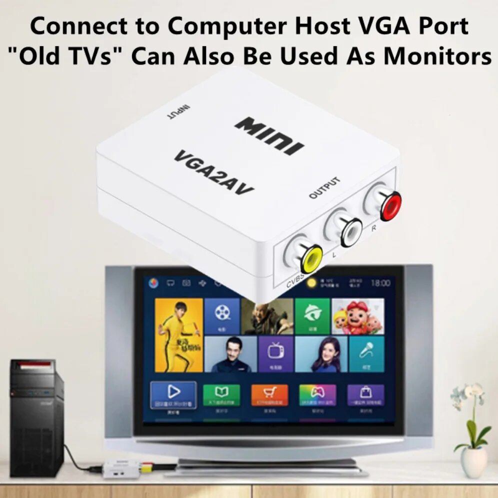 VGA to RCA Конвертер — фото 1