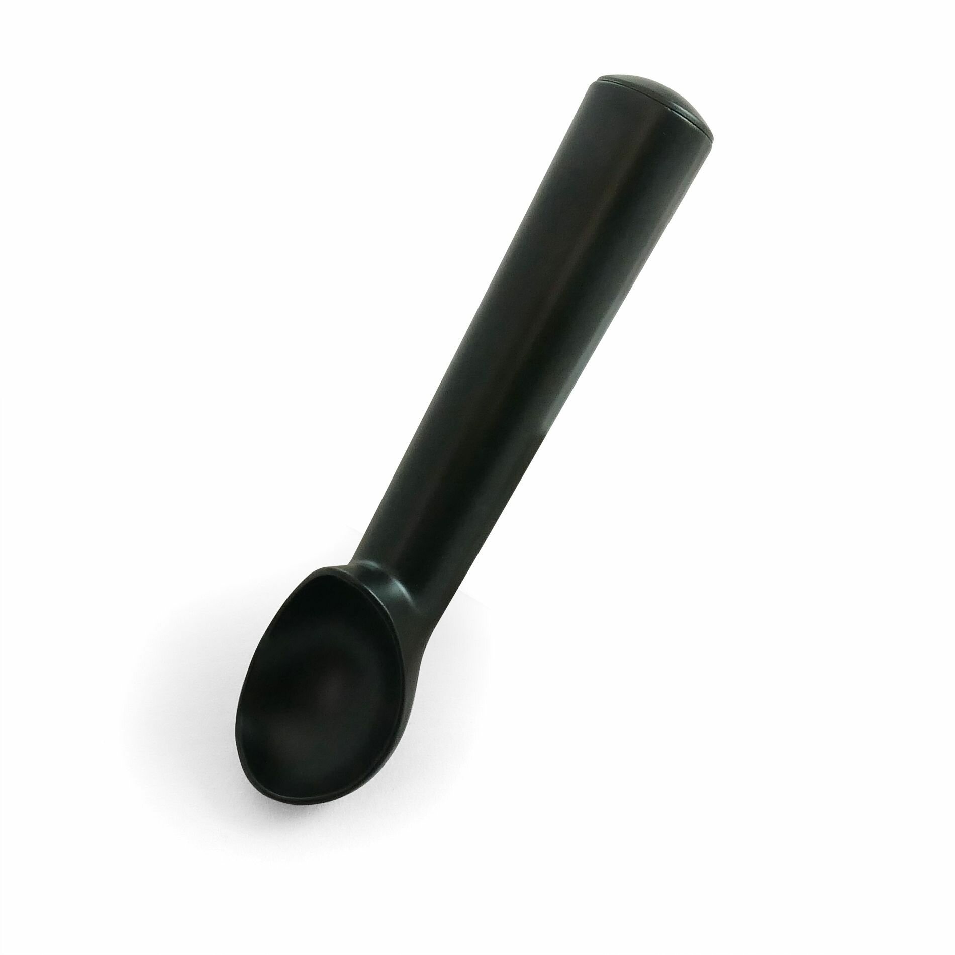 Ложка для мороженого, D 5 см, алюминий, черная, без сбрасывателя, Henry.