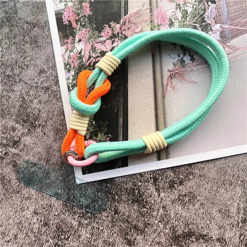 Ремешок на запястье для телефона, роскошные аксессуары для сотовых телефонов с накладкой, green