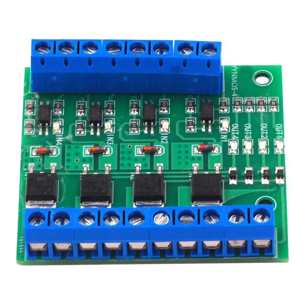 Модуль драйвера alloet 4-канальный PWM 3-20В до 3,7-27В 10А