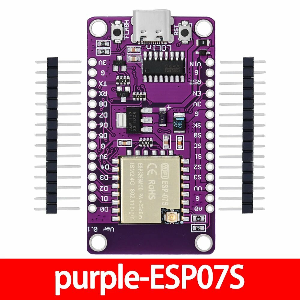 Модуль NodeMCU v3 ESP8266 baishundianzi wifi v3 esp-07s