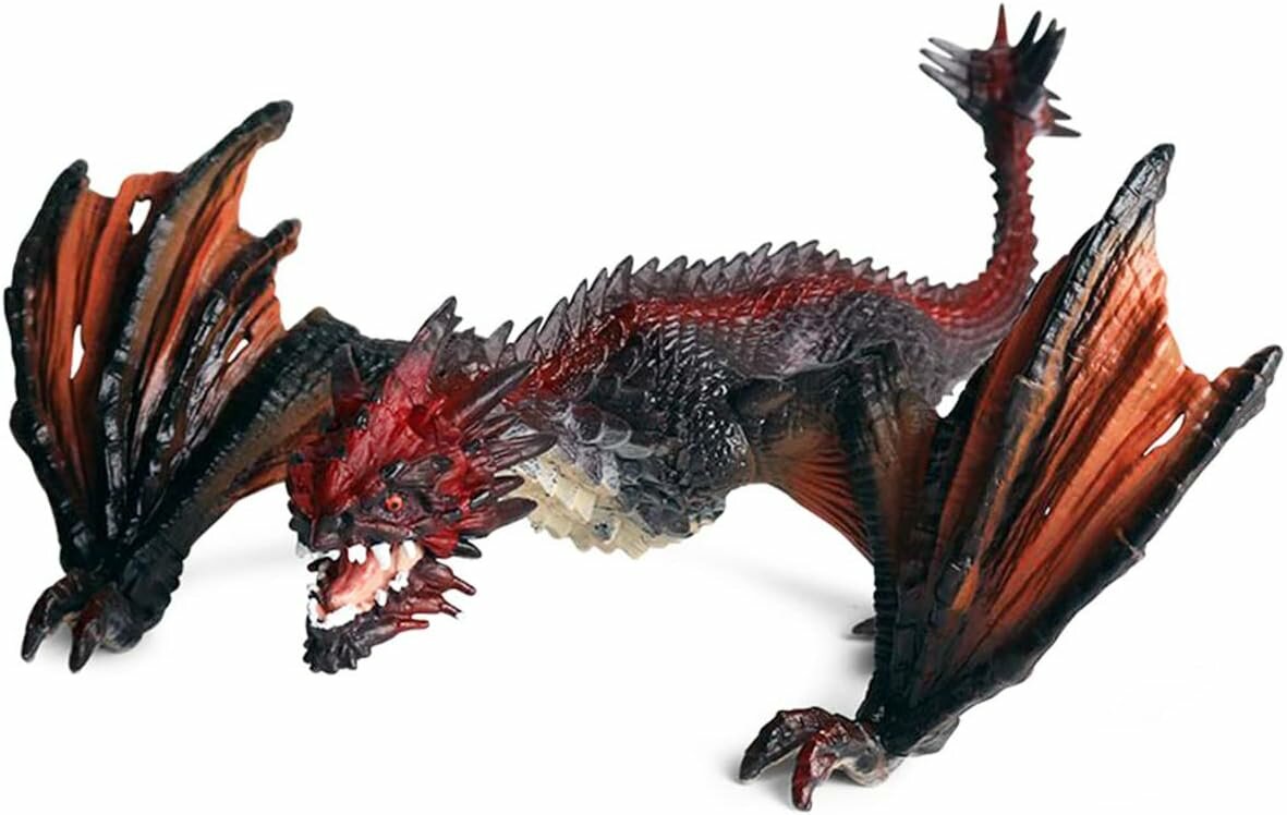 Фигурка дракона 19 см, коллекционная пластиковая скульптура, мифологическая, купить фигурку дракона