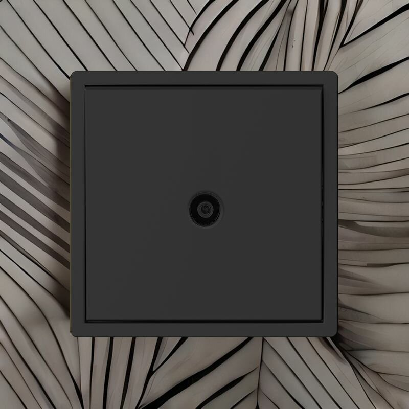 ТВ Розетка черная VOLT "GEO" (механизм)