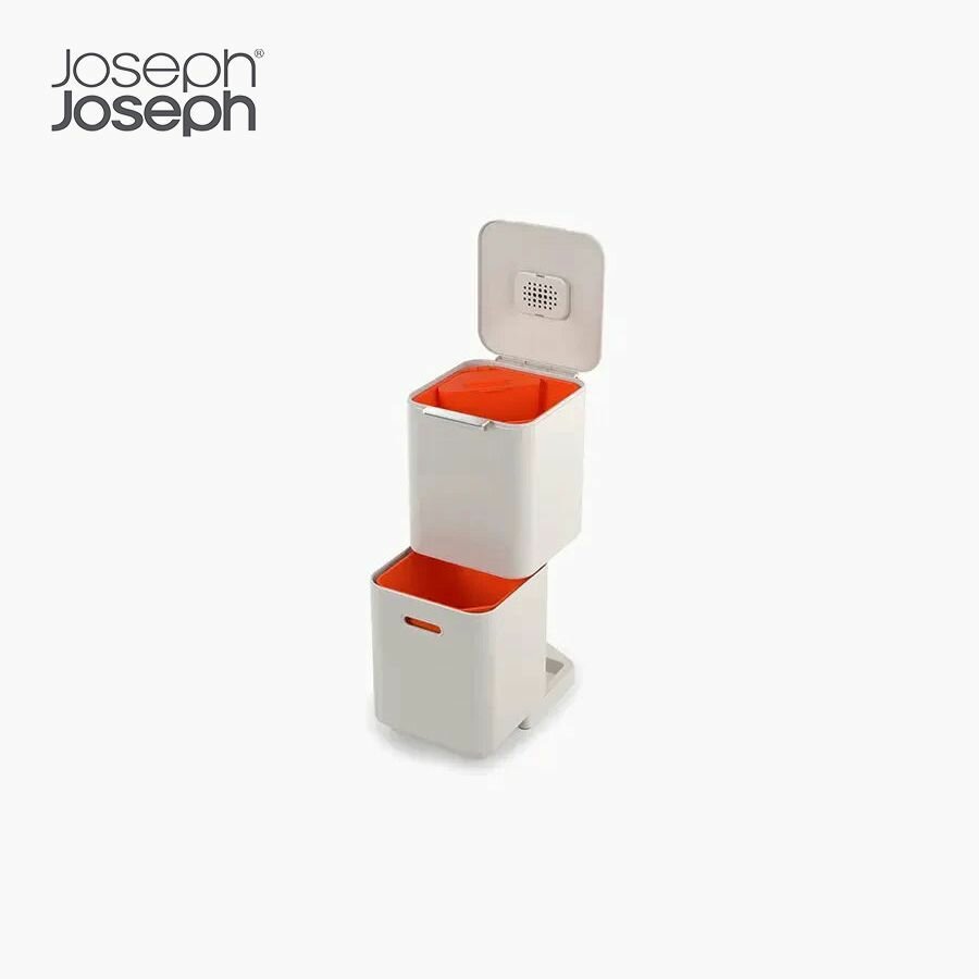 Мусорное ведро Joseph Joseph "Totem Compact" 30064, цвет камня, 40 л