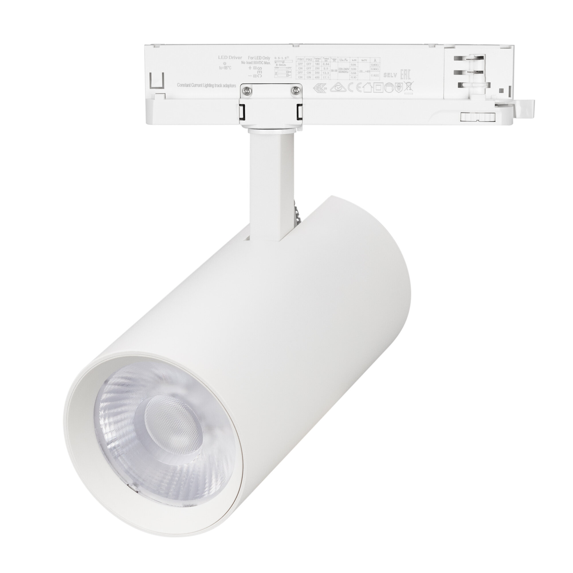 Светильник Arlight Светильник LGD-GERA-4TR-R90-40W Warm3000 (WH, 15 deg, 230V) (Arlight, IP20 Металл, 5 лет)