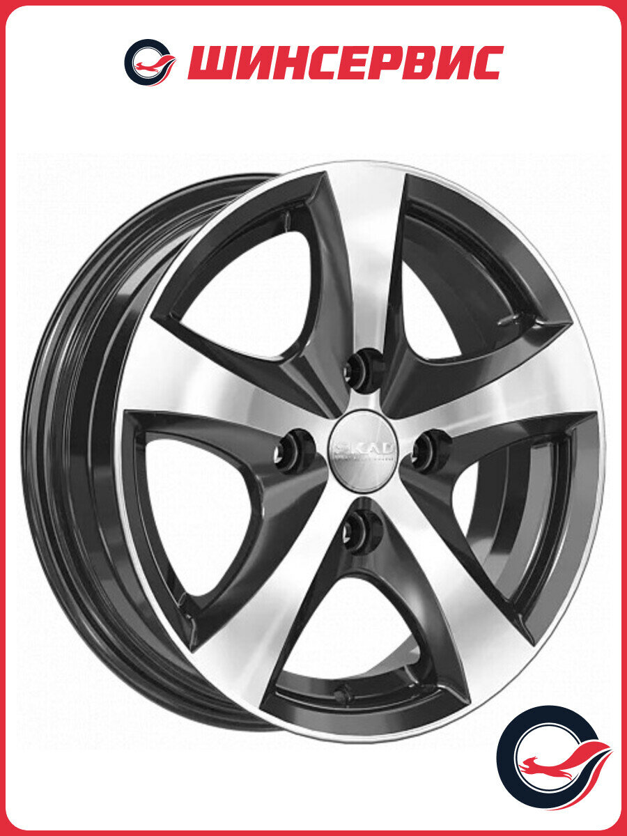 Литой колесный диск Скад Уран2 R14x5.5J 4x100 ET35 ЦО67.1 для автомобиля