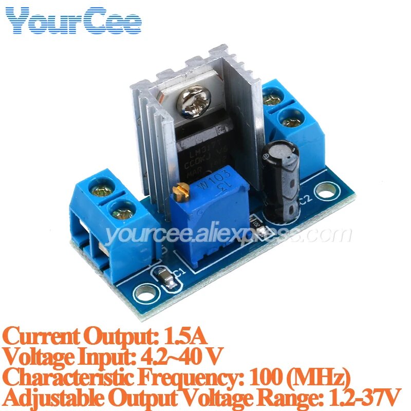 LM317 понижающий модуль Your Cee Bule Module