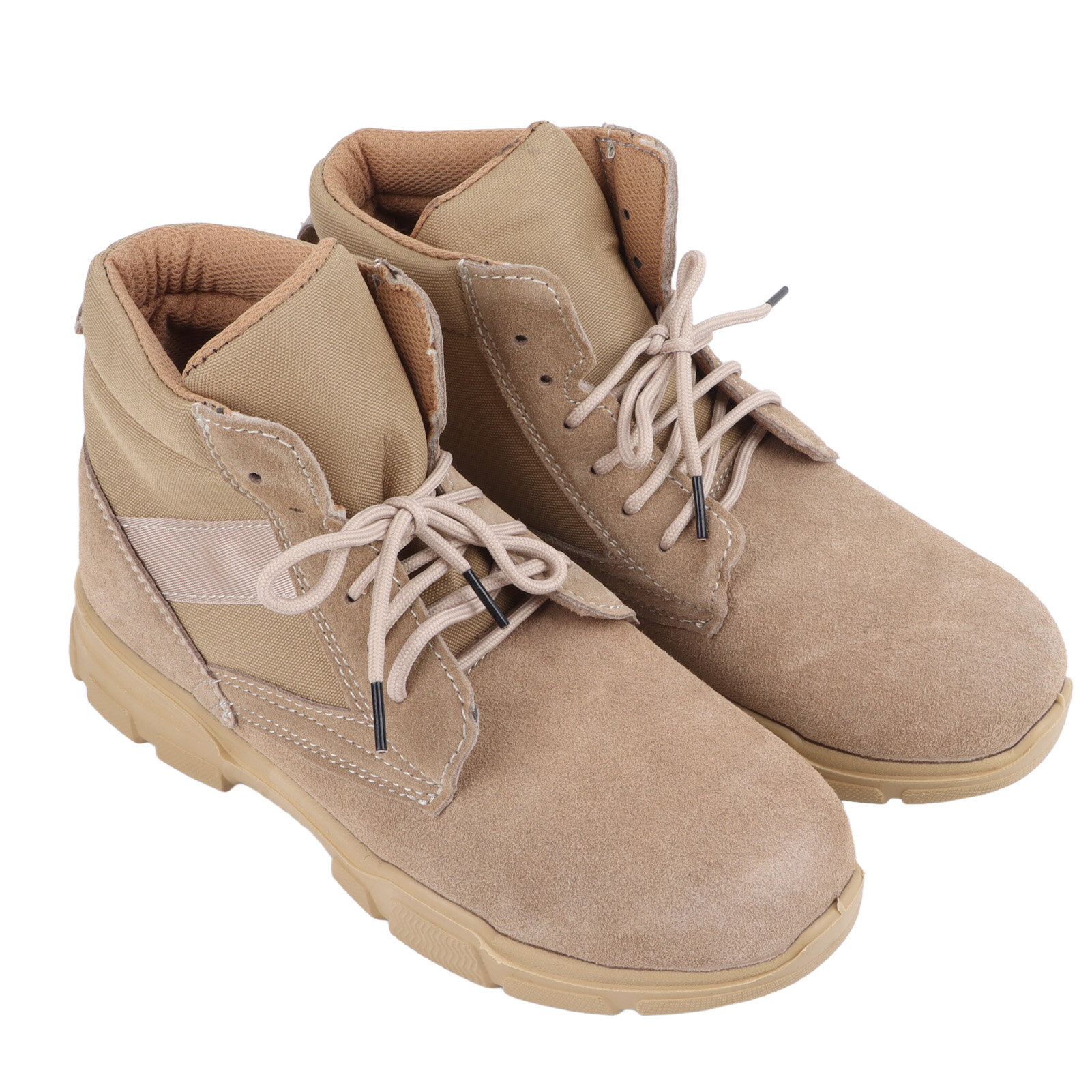 Мужские рабочие ботинки с высоким верхом и легкой перфорацией, стальным защитным носком для сварщиков 609 типа всех сезонов размер 42