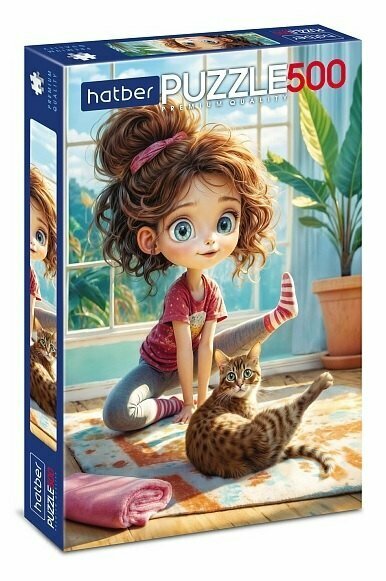 Пазл Hatber "Веселая гимнастика" "Premium", 500 элементов