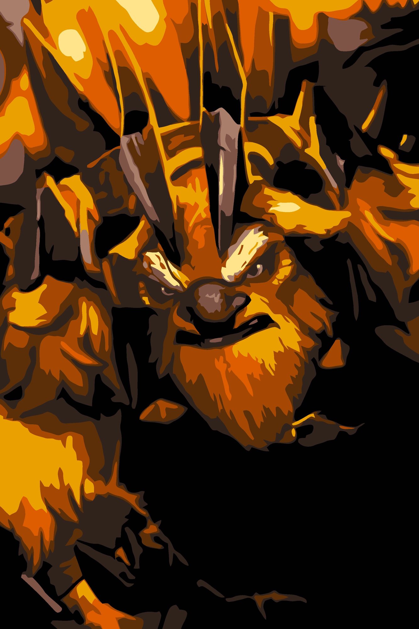 Детская картина по номерам E3328 "DOTA 2 -Дота 2 - Earthshaker " 20x30