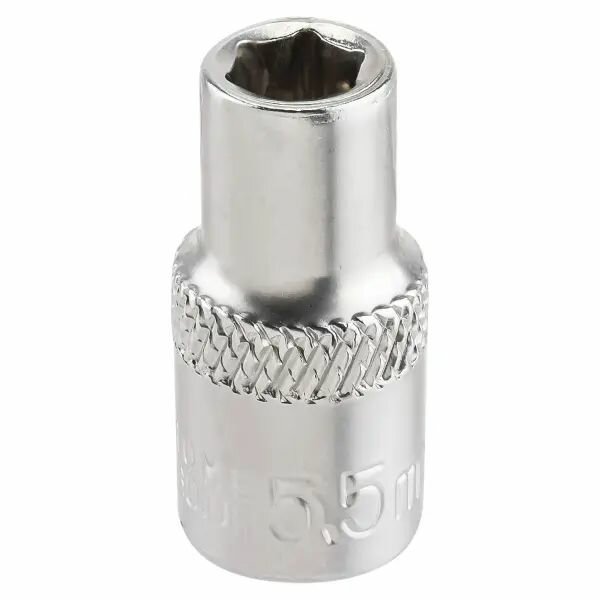 Головка 5.5мм (6гр.), 1/4" ROCKFORCE LIGHT