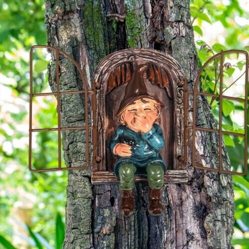 Садовая скульптура, статуэтки поделки украшения домашнего декора для газона во дворе
