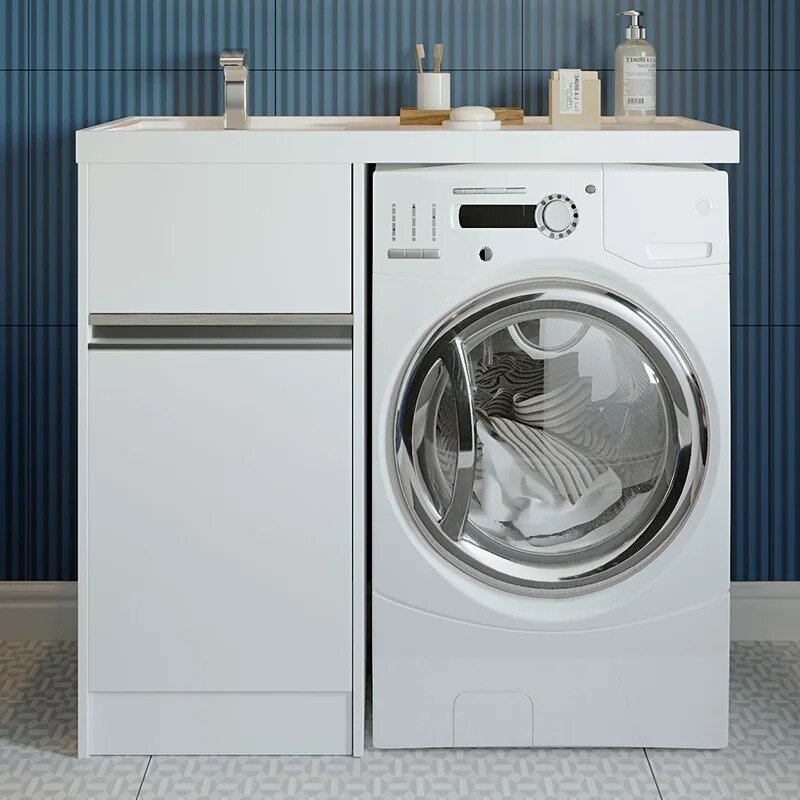 Тумба с раковиной Акватон Лондри 40 L, под стиральную машину