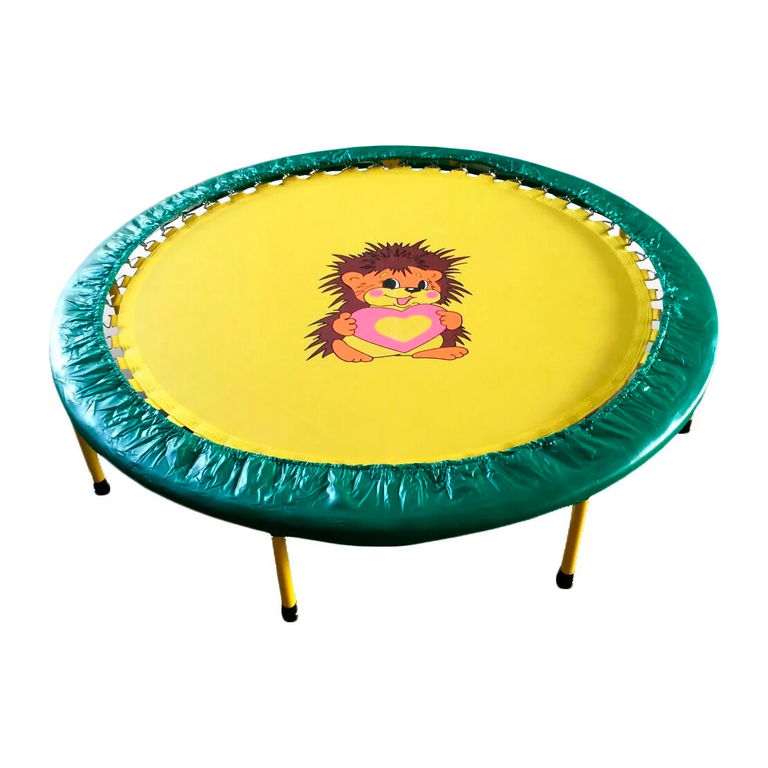 Батут детский КМС Мини 54, складной, диаметр 138 см, нагрузка до 70 кг, зелёный