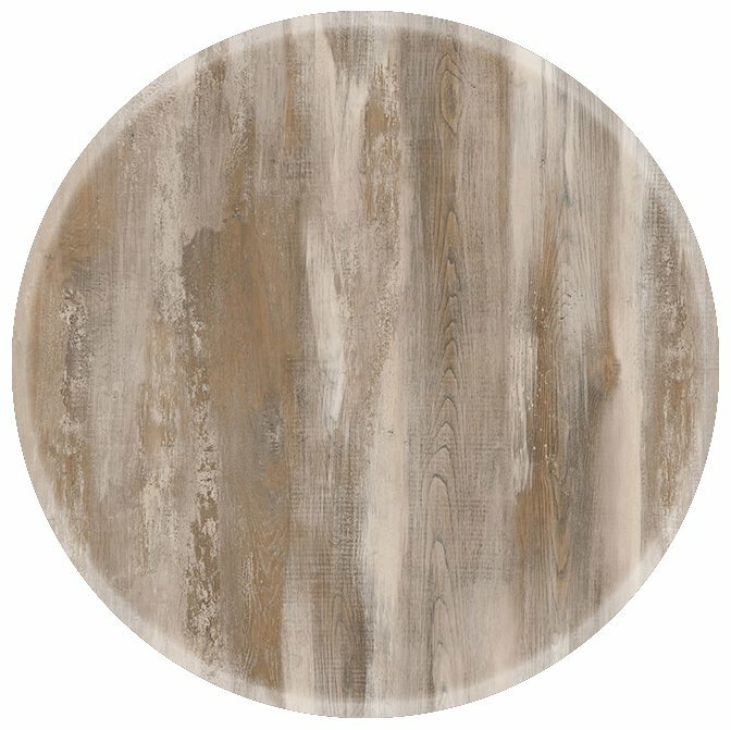 Столешница круглая 60 см Werzalit (верзалит) Woodart, толщина 18 мм, цвет исландский дуб 2, Genmar, Турция