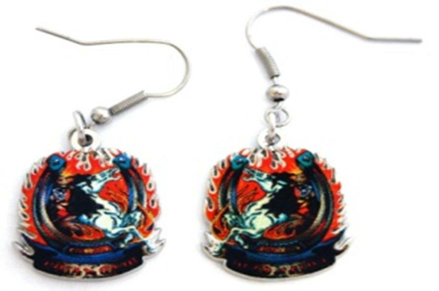 Серьги с подвесками Ed Hardy