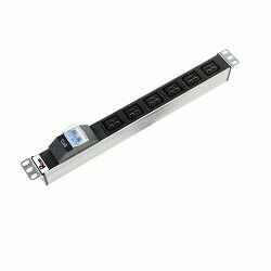 ЦМО Аксессуар REM Блок розеток Rem - 16 с авт. 16А, 6 IEC 60320 C19, 16A, алюм, 19", колодка R - 16 - 6C19 - A - 440 - K