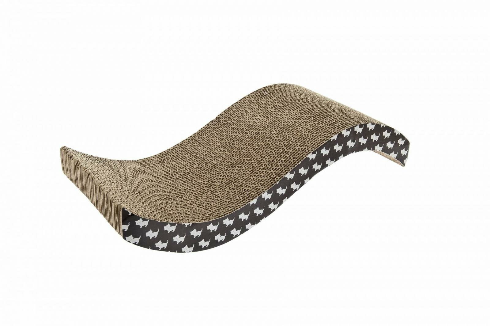 Картонная когтеточка "Волна"