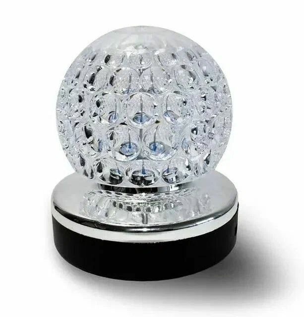 Декоративный светильник "Диско шар" с П/У и флешкой 12*12*16см
