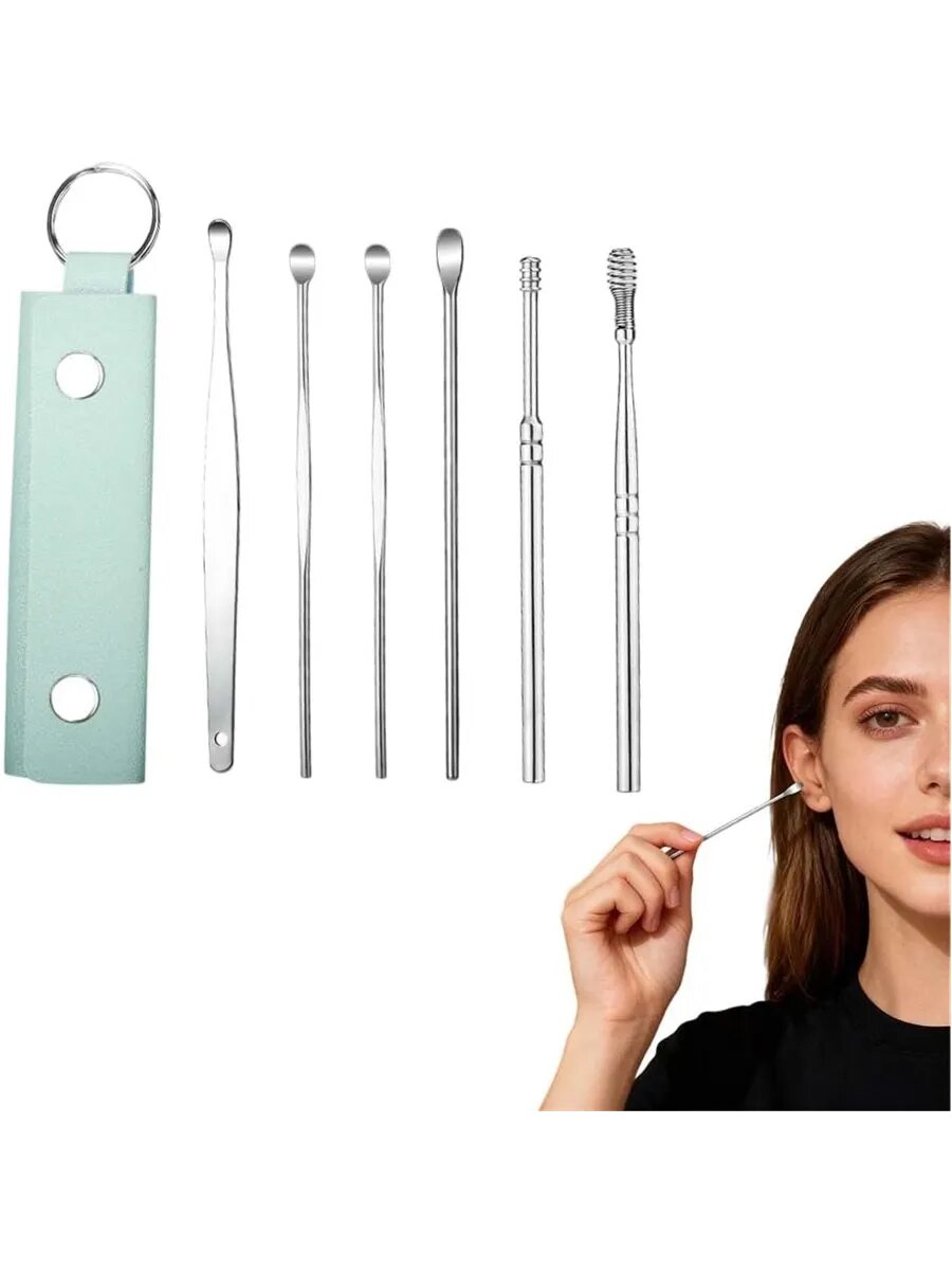 Набор для удаления ушной серы из нержавеющей стали