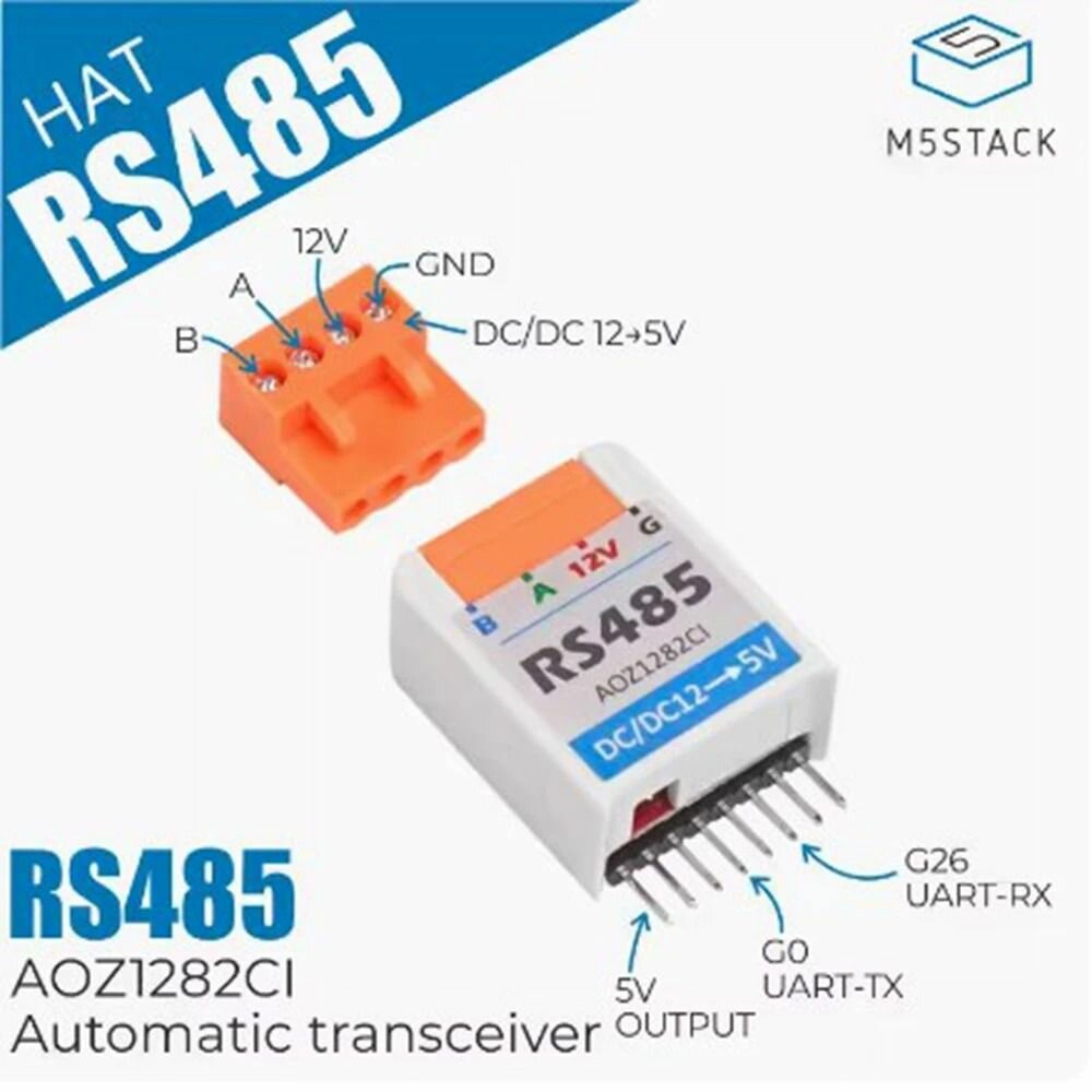 M5Stack Stick C Совместим С RS485 HAT Преобразователь TTL-RS485 Встроенный SP485EEN