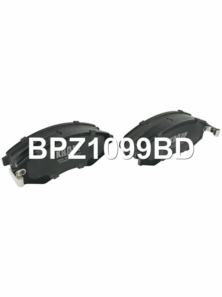 Колодки тормозные дисковые Krauf BPZ1099BD для Hyundai Elantra Sonata SsangYong Korando