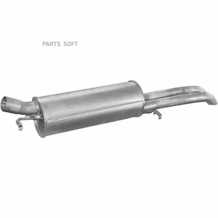 Глушитель задняя часть от официального дистрибьютора, POLMOSTROW, артикул 01118