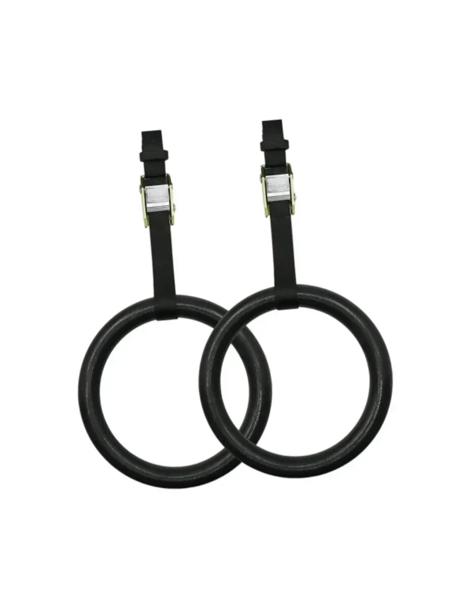 Турник с ремнями, черный