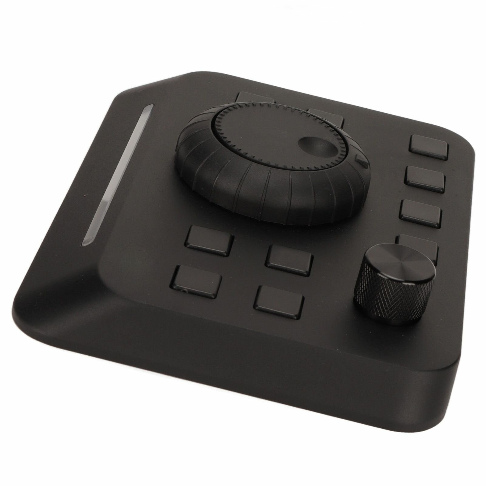 Консоль редактирования, черная, 10 настраиваемых кнопок, Plug and Play, контроллер видеоклипов из алюминиевого сплава, со световой панелью