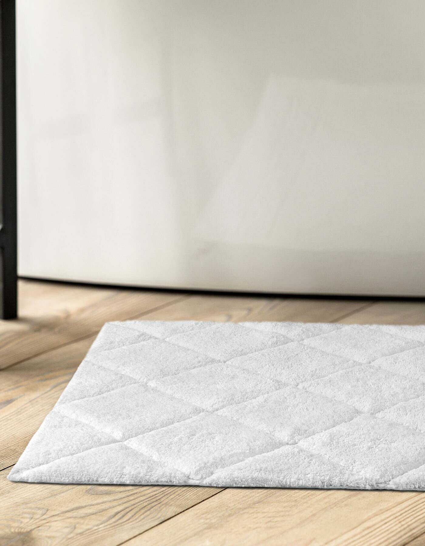 Togas Коврик для ванной и туалета 60*90 "Родос" хлопок 1700 г/м2, белый