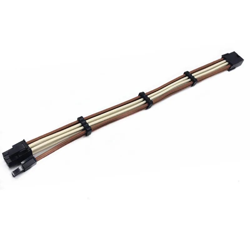 Кабели-удлинители для блока питания SZKSJ, коричневый, белый, розовый, ATX 24Pin, CPU PCIE 6 2 Pin