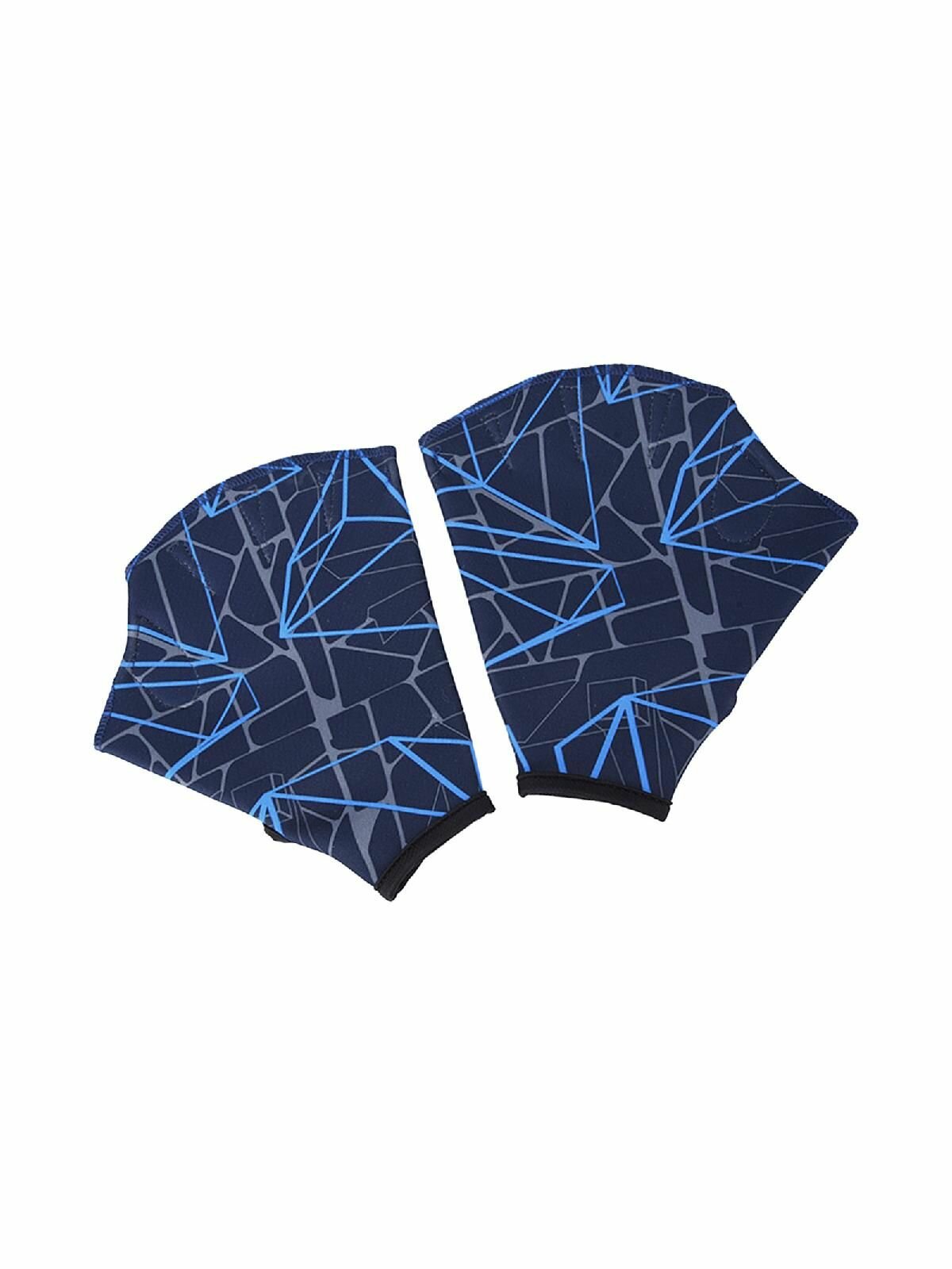 Плавательные перчатки для взрослых, Скрытый синий - M