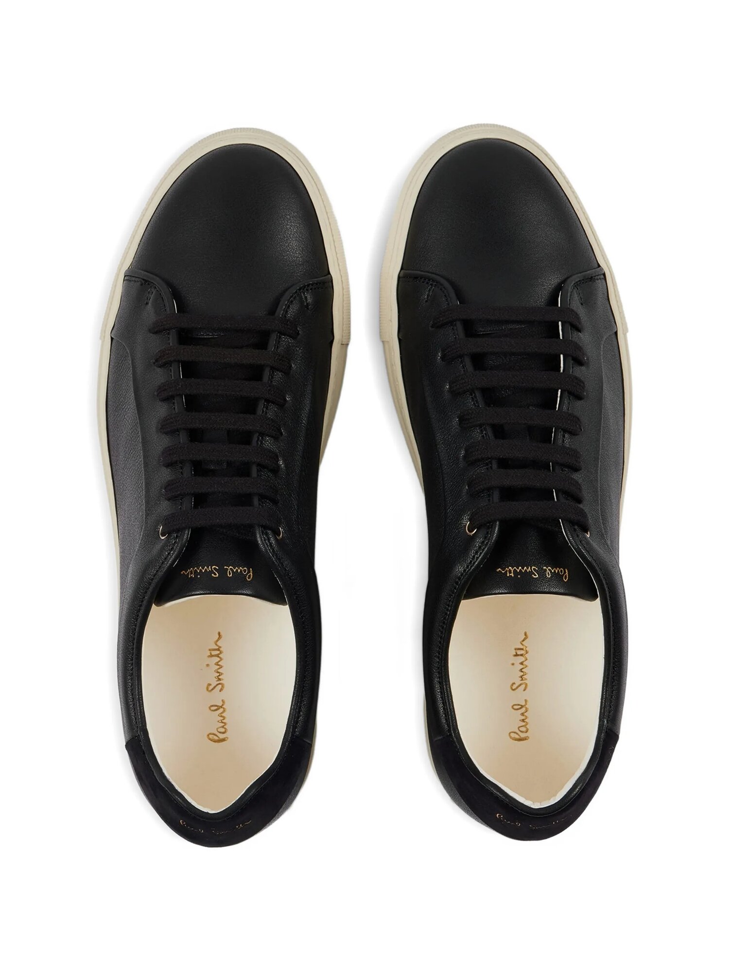Кроссовки Paul Smith Logo-print sneakers, размер 11, black/black — фото 1