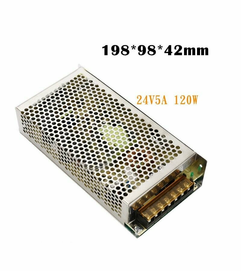 Драйвер для светодиодной ленты RX IP20, 120Вт, 24В (24V-5A-120W)