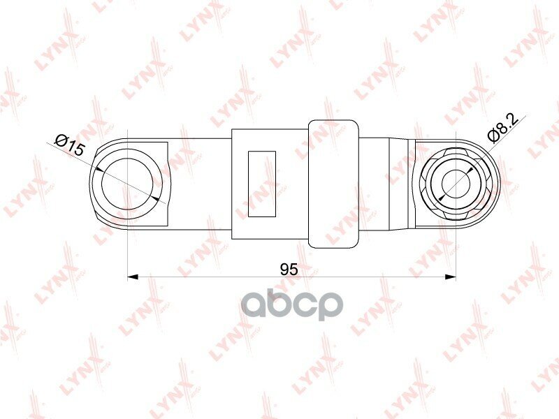 Демпфер / приводной BMW 3(E36/E46) 2.0-3.0 90-05 / 5(E34/E39 / E60) 2.0-3.0 89-10 / 7(E38) 2.8 95-01 LYNXauto арт. pt-3292