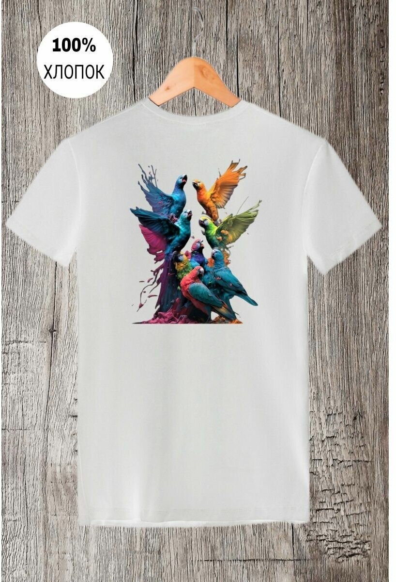 Футболка Попугай
