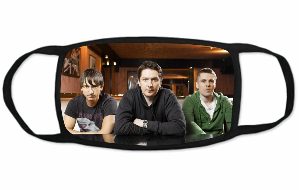 Маска на лицо Кирпичи, Kirpichi №7, Взрослая - 20 на 12,5 см