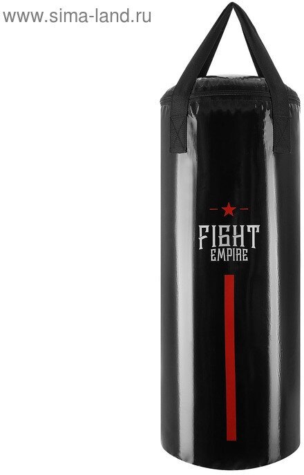 Боксёрский мешок FIGHT EMPIRE, вес 25 кг, на ленте ременной, цвет чёрный