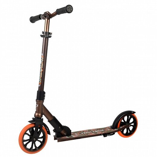 Самокат ТТ 180R comfort brown/orange 1/4