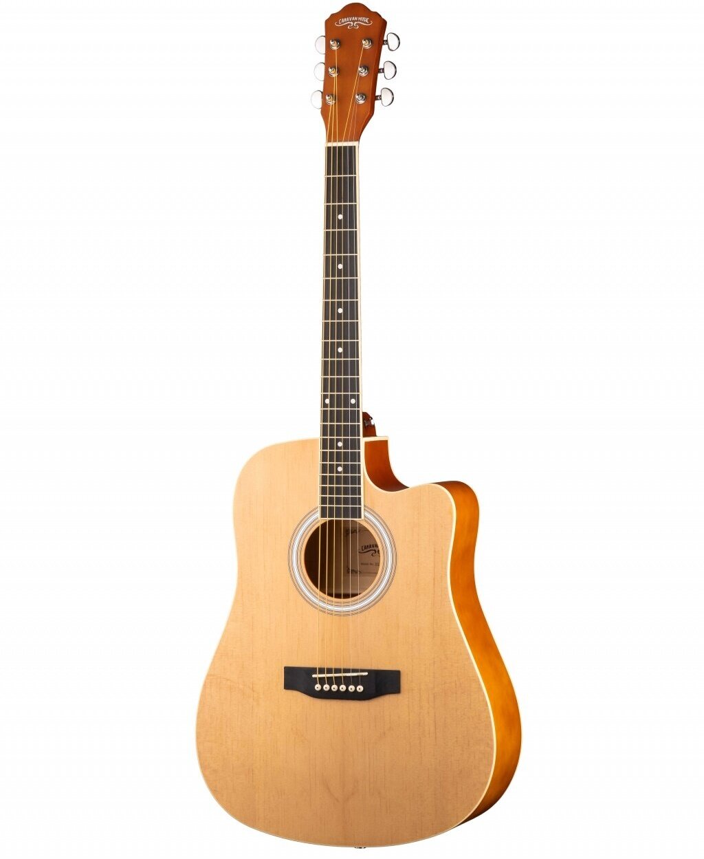 HS-4140-N Акустическая гитара, с вырезом, цвет натуральный, Naranda