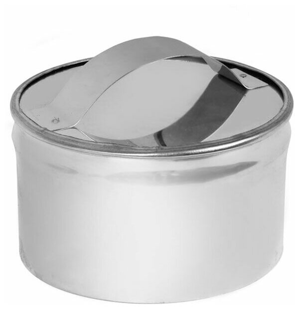 Заглушка ревизия нерж. (AISI 316/0,5мм) д.150