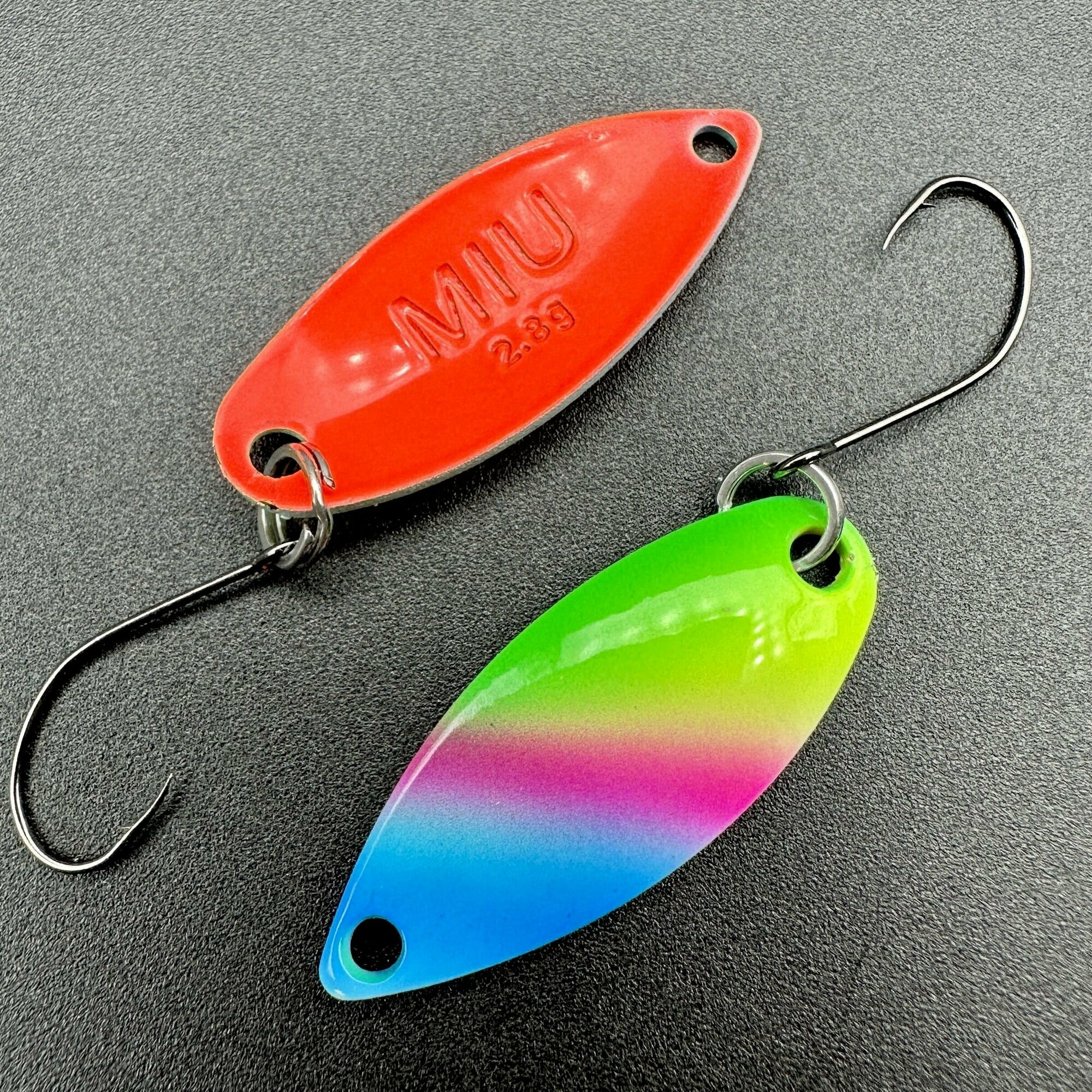 Блесна MIU Forest это микроколебалка ультралайт для ловли форели, окуня, голавля, жереха, хариуса, щуки и краснопёрки на спиннинг. Вес блесны составляет 2,8 грамма.