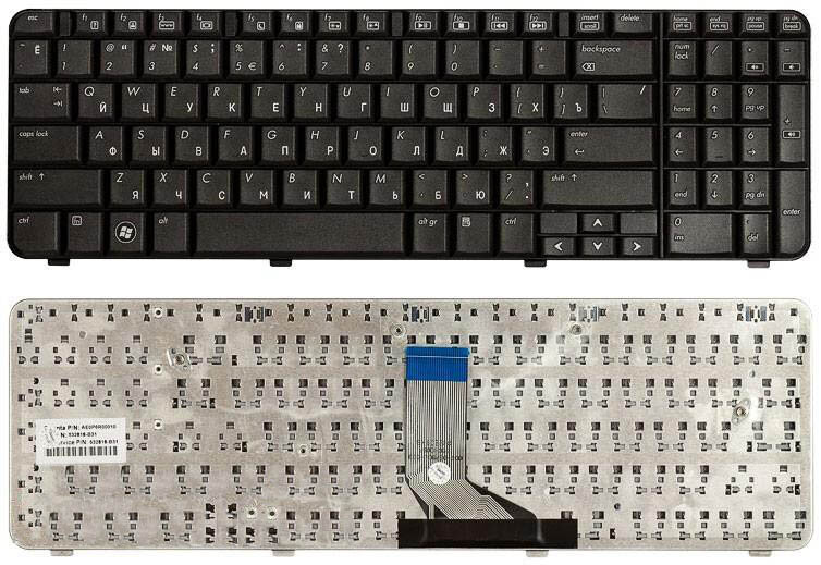 Клавиатура для HP Compaq Presario CQ61-323ER черная